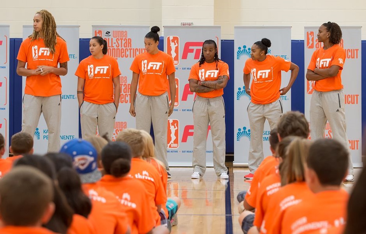 WNBA TIPS OFF WNBA FIT MONTH PRESENTED BY KAISER PERMANENTE