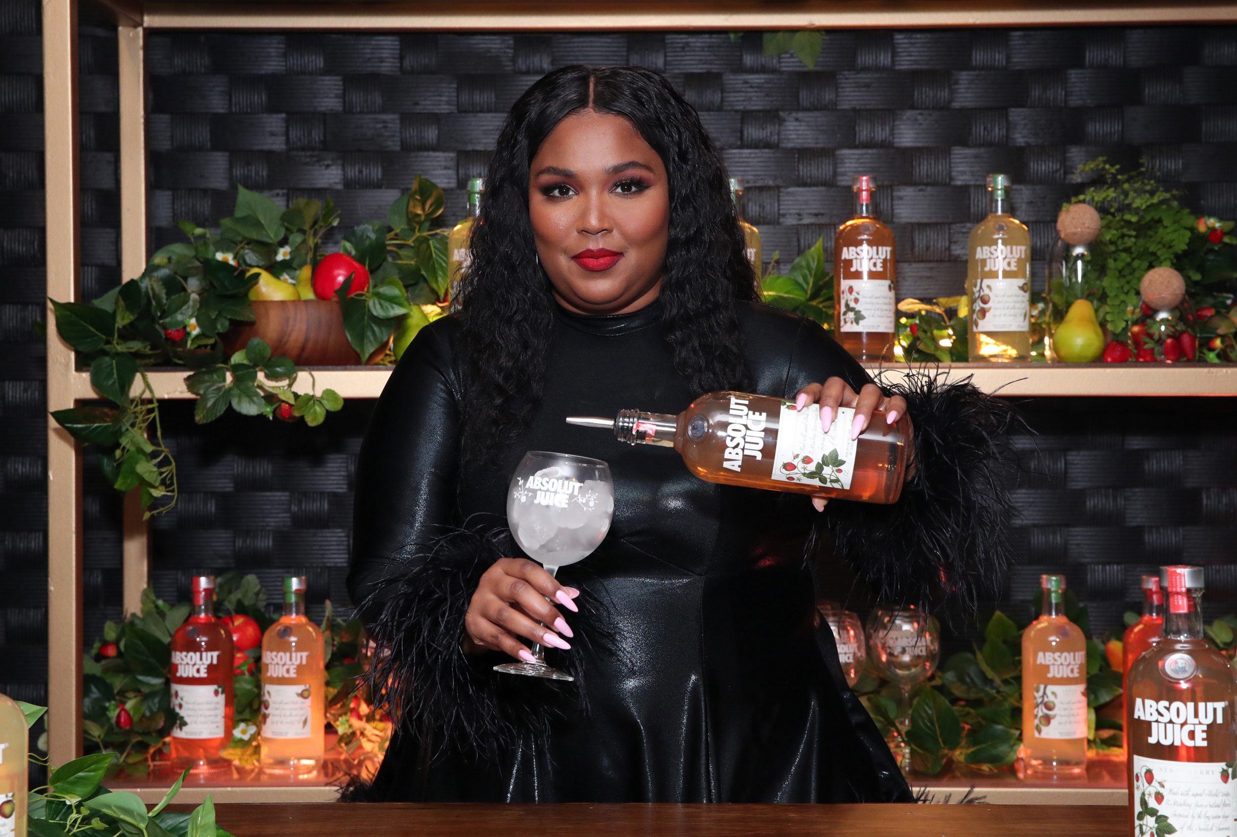 Lizzo Kicks Off Grammy Week with Absolut Juice