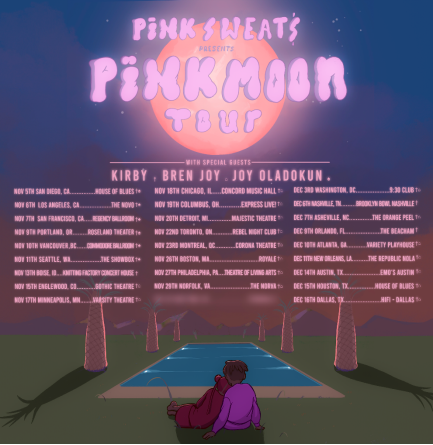 PINK SWEAT$ UNVEILS THE PINK MOON TOUR