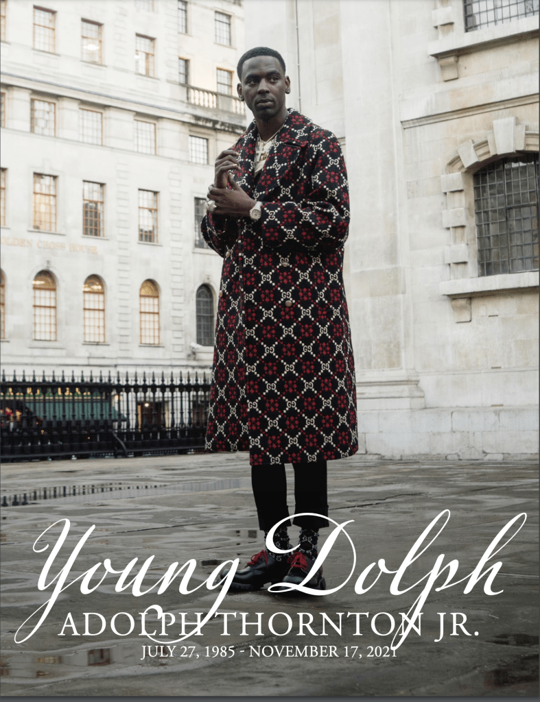 Young Dolph Mourned in Memphis at "Celebration Of Life" Memorial Service