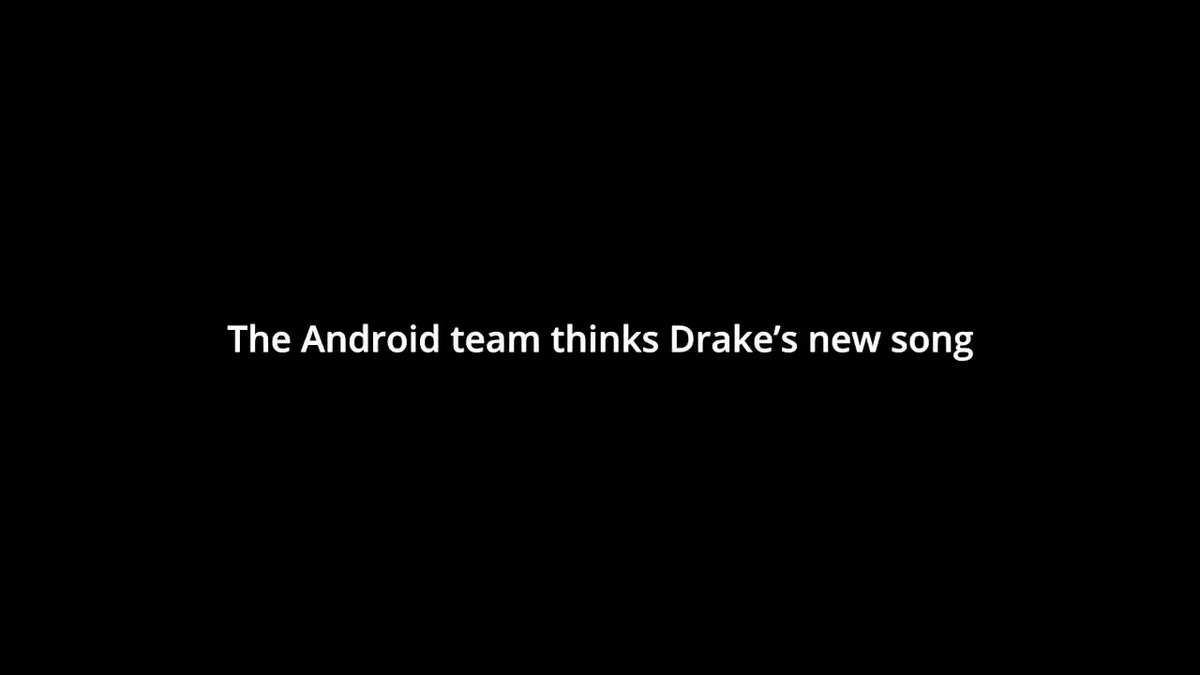 Android Responds to Drakes "Text Go Green"