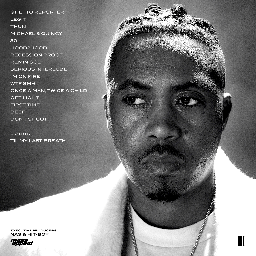 NAS REVEALS TRACK LIST FOR KING’S DISEASE III