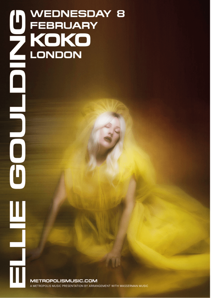 ELLIE GOULDING ANNOUNCES INTIMATE KOKO SHOW WEDNESDAY 8TH FEBRUARY 2023