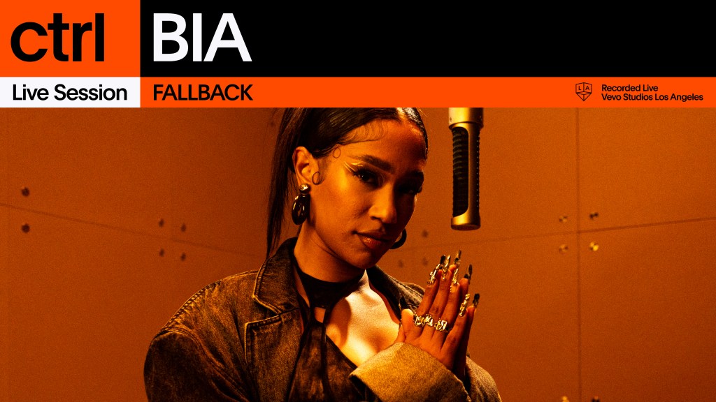 BIA shares performance of "FALLBACK" for Vevo Ctrl