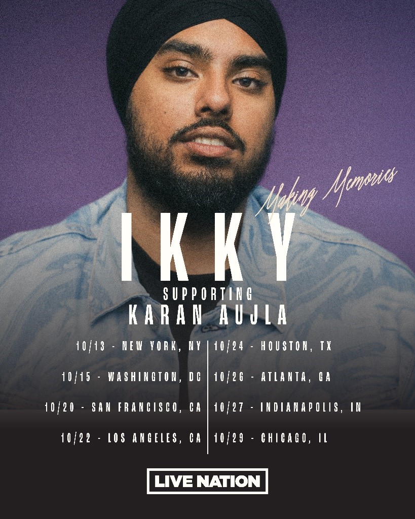 PIONEERING PUNJABI PRODUCER IKKY ANNOUNCED AS DIRECT SUPPORT FOR KARAN ...