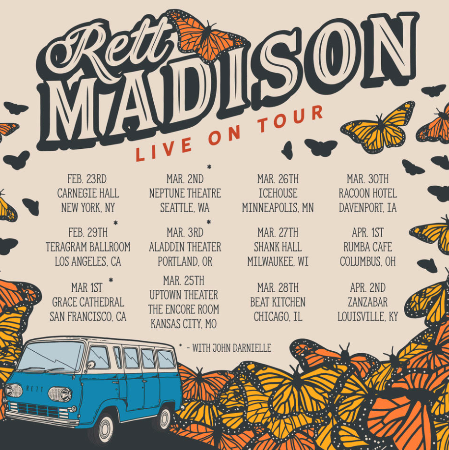 RETT MADISON ANNOUNCES 2024 U.S. HEADLINE TOUR DATES